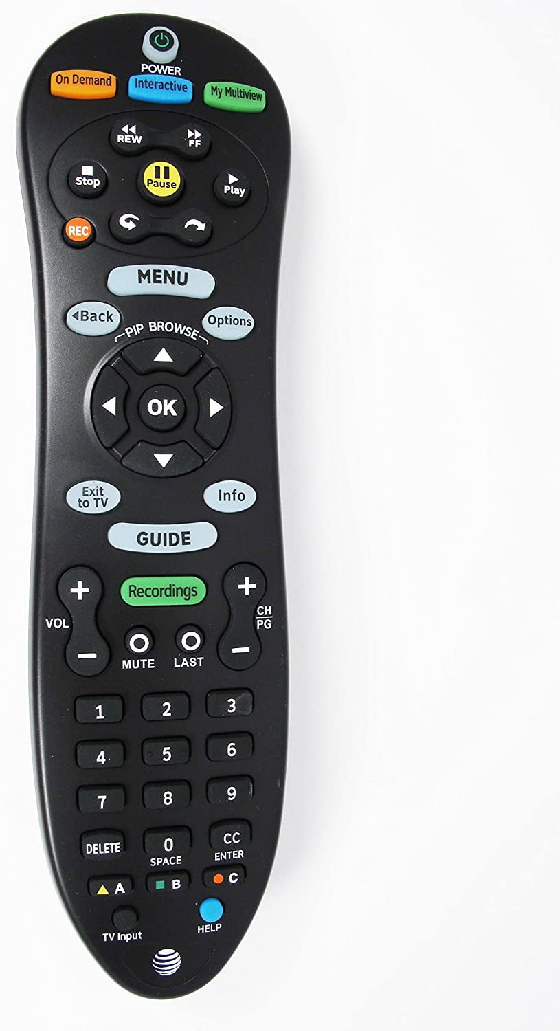 Genuine AT&T U-Verse Uverse S20-S1A Programmable IR Universal Remote ...