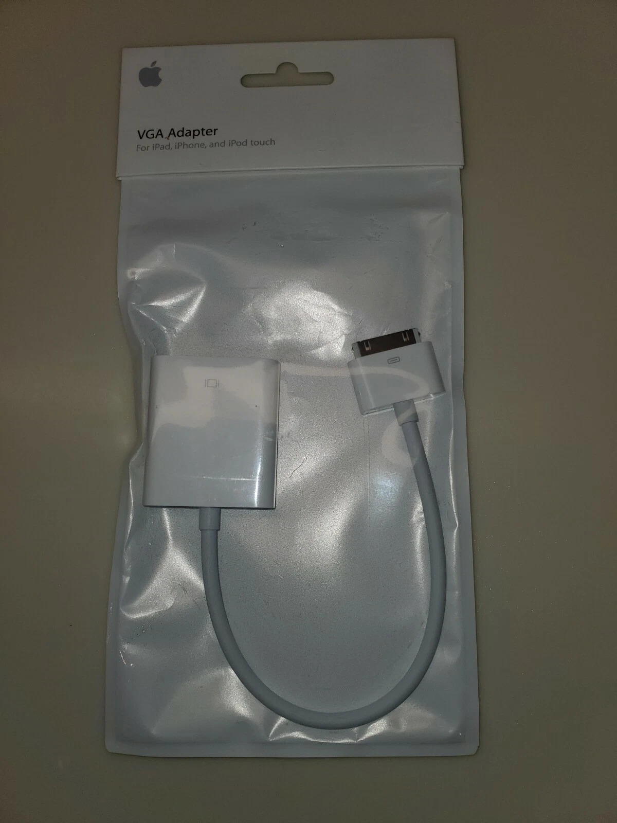 Genuine Apple Vga Adapter Mc552Zm/B Model A1368 30 Pin, New - Walmart.com