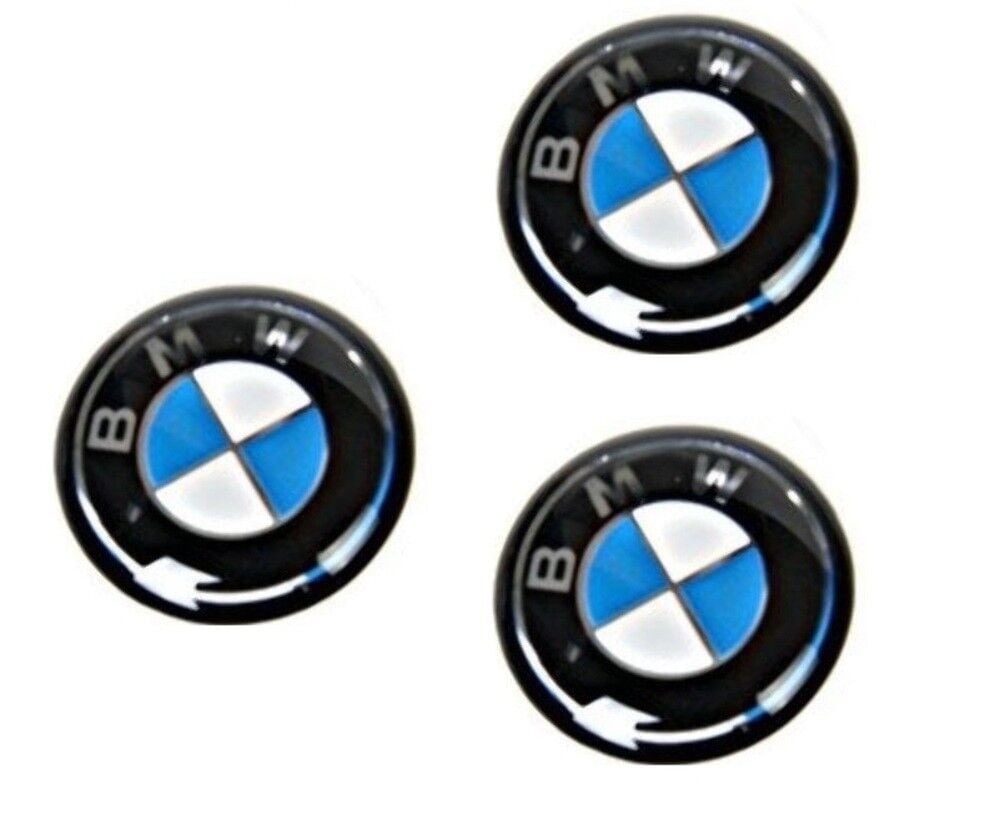 Genuine BMW e46 Cabrio Compact Coupe Key Emblems (x3) 11mm OEM ...
