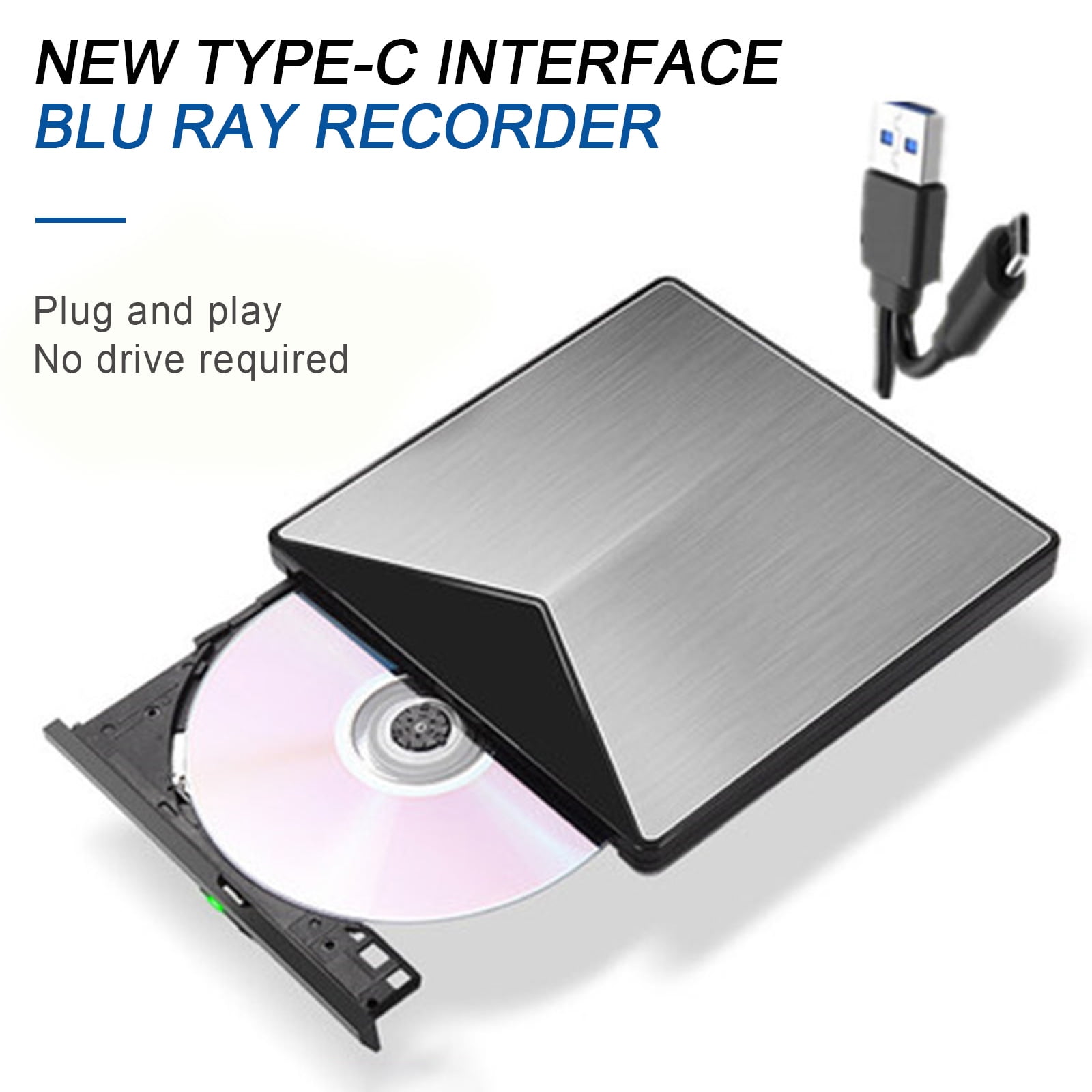 Genuine Burner External USB 3.0 Ultra Slim DVD BD Recorder Drive ...
