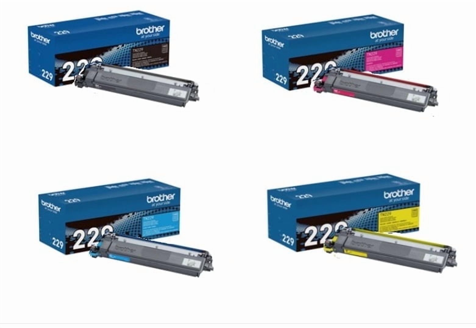 Genuine Brother HL-L3280CDW Toner Set (CMYK) for HLL3280CDW / L3280CDW ...