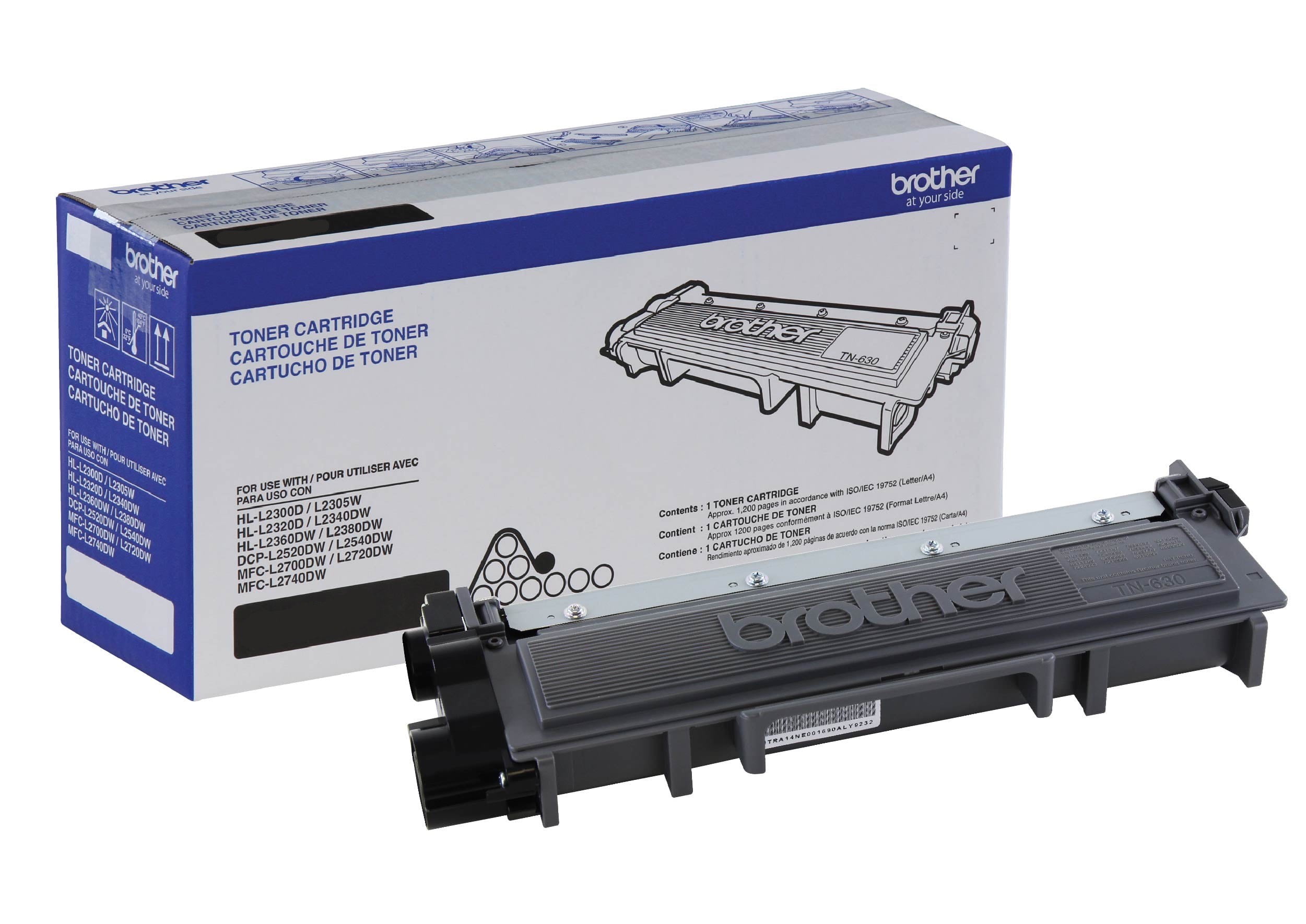 Genuine Brother OEM DCP-L2540DW Black Toner Cartridge 1.2k page yield ...