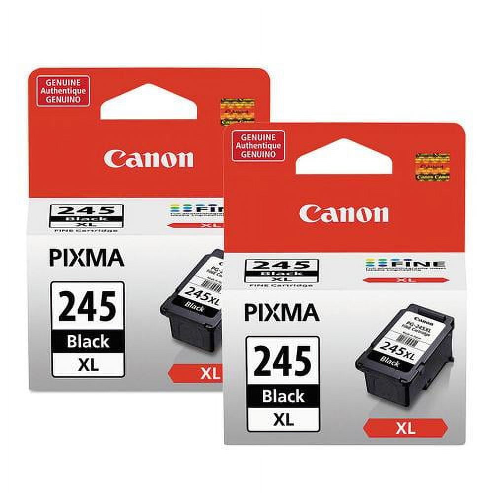 Canon PG-245 XL High Capacity Black Ink Cartridges (2 Pack) for PIXMA ...