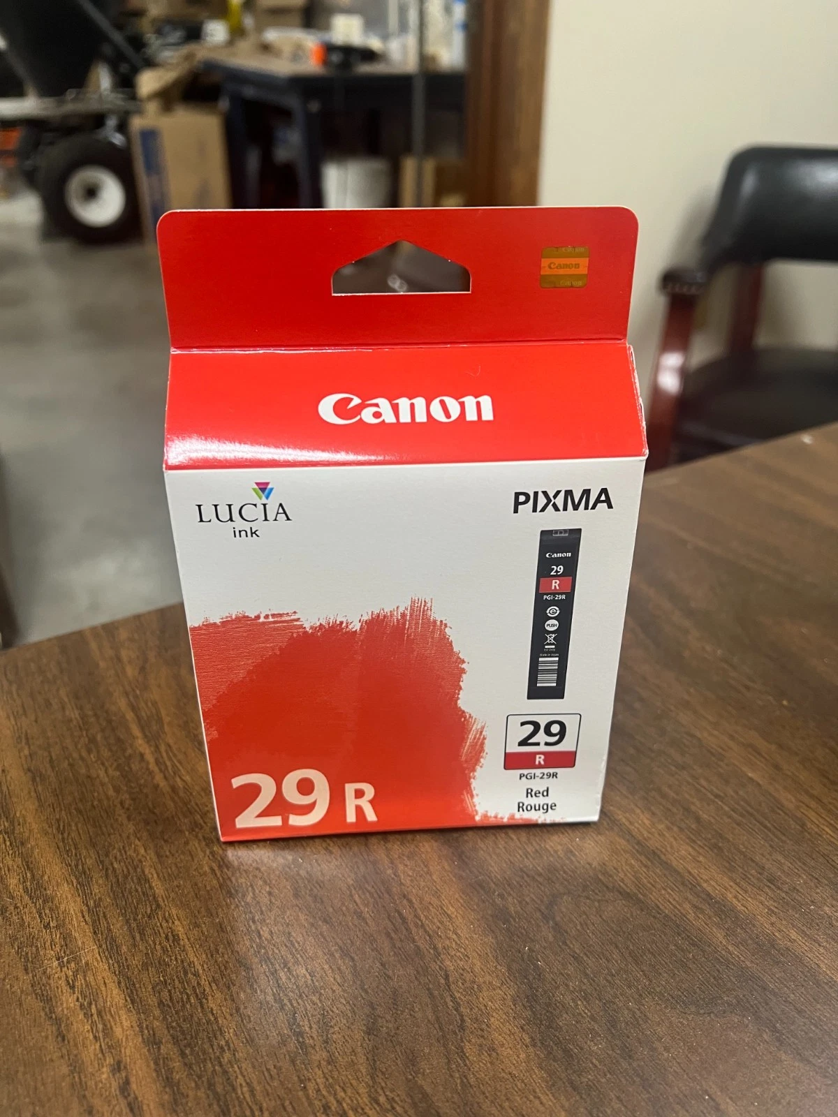 Genuine Canon Pgi-29R Red Ink Factory Box 4878B002Aa Pixma Pro-1 ...