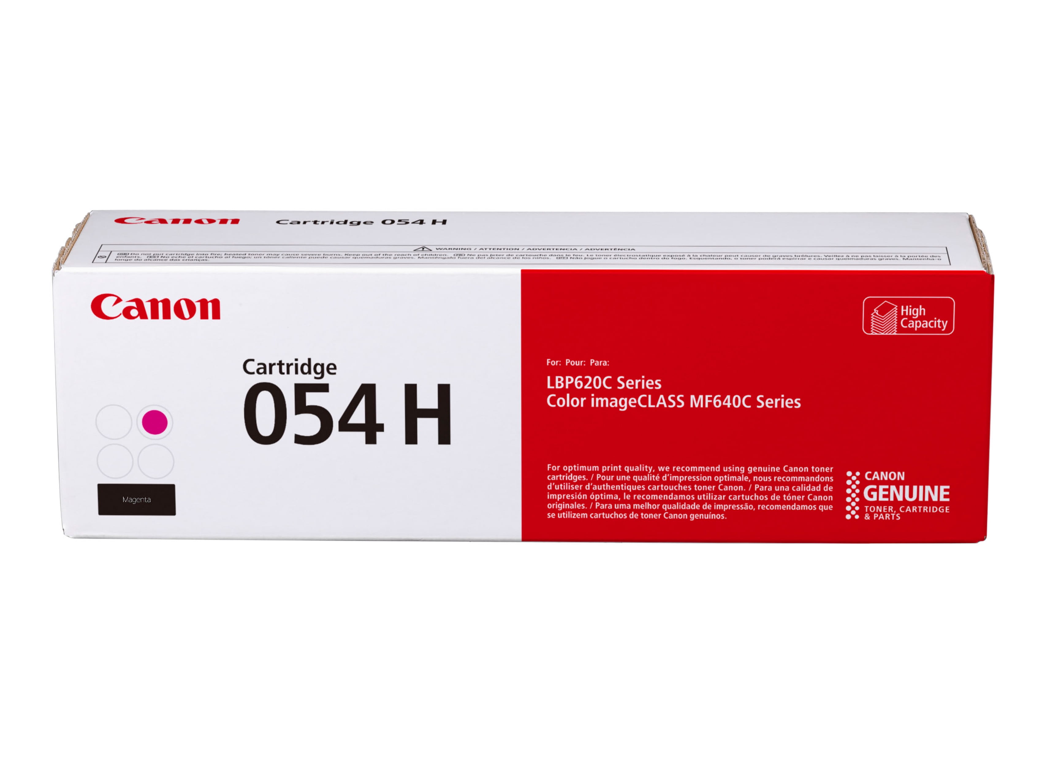 Genuine Canon Toner 054 Magenta, High Capacity - Yields Up To 2,300 ...