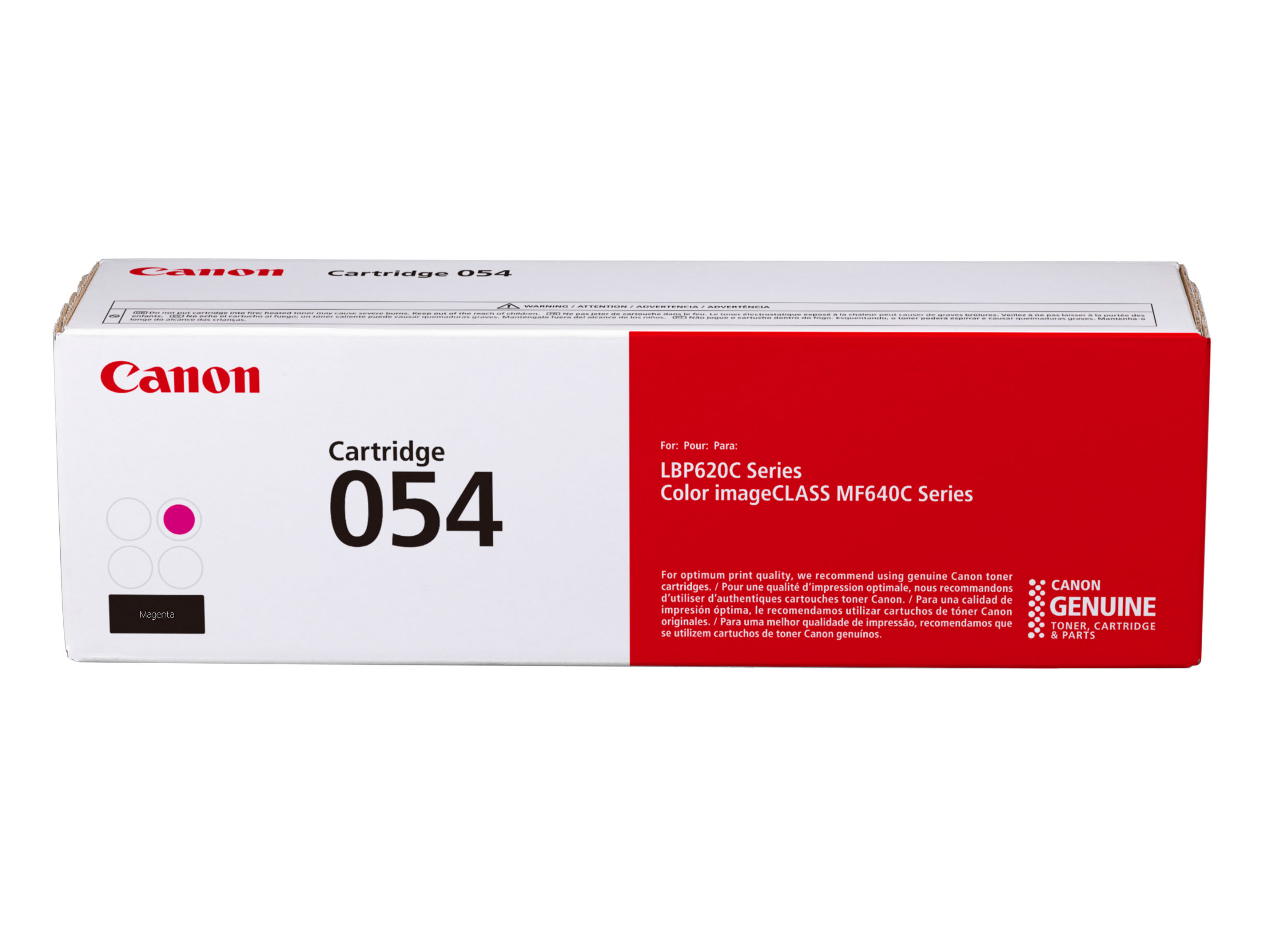 Genuine Canon Toner 054 Magenta, Standard - Yields Up To 1,200 Pages ...