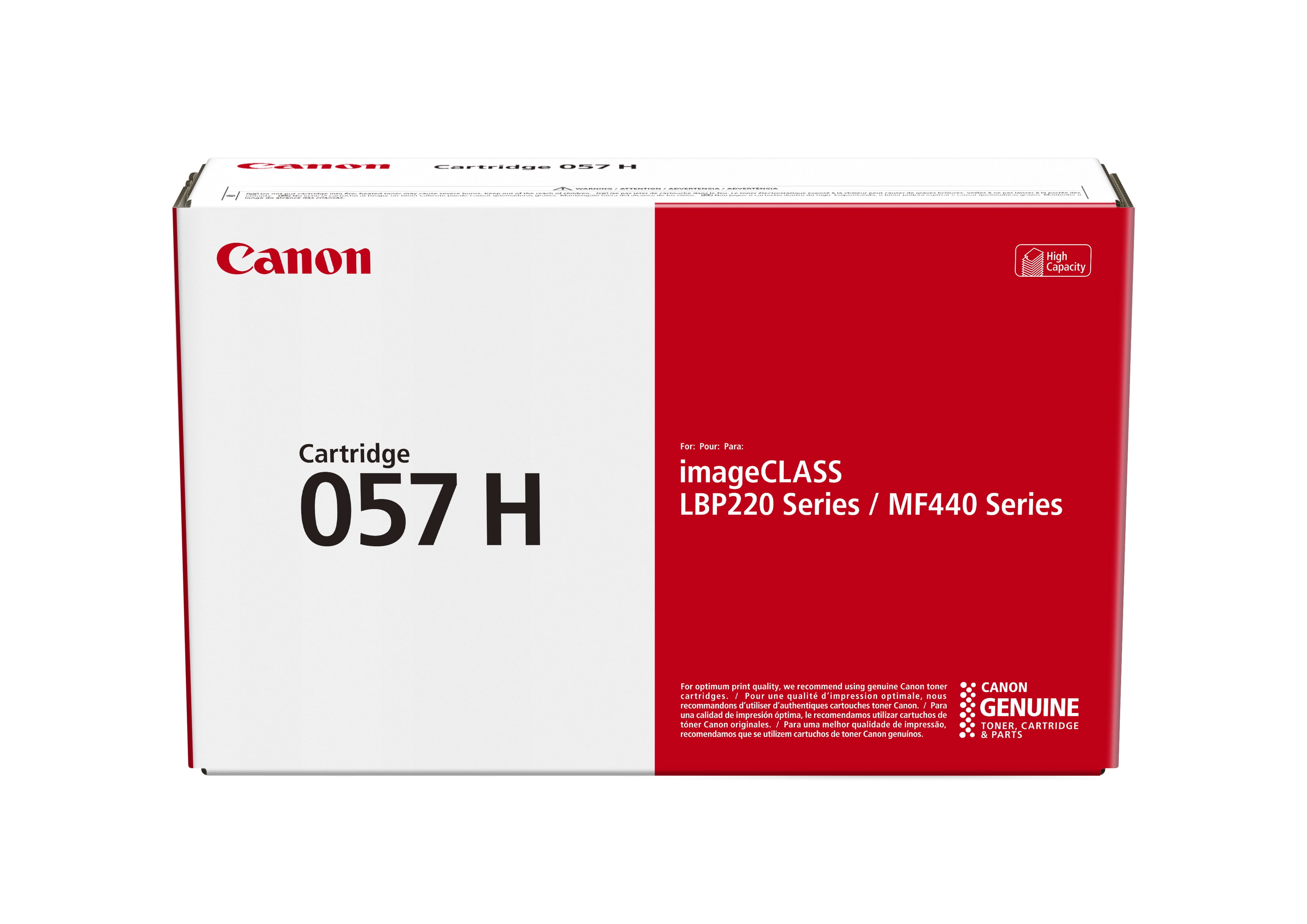 Genuine Canon Toner 057 Black, High Capacity â Yields up to 10,000 ...