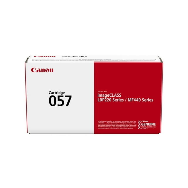 Canon Genuine Toner 057 Black Cartridge for Laser Printers - Standard ...