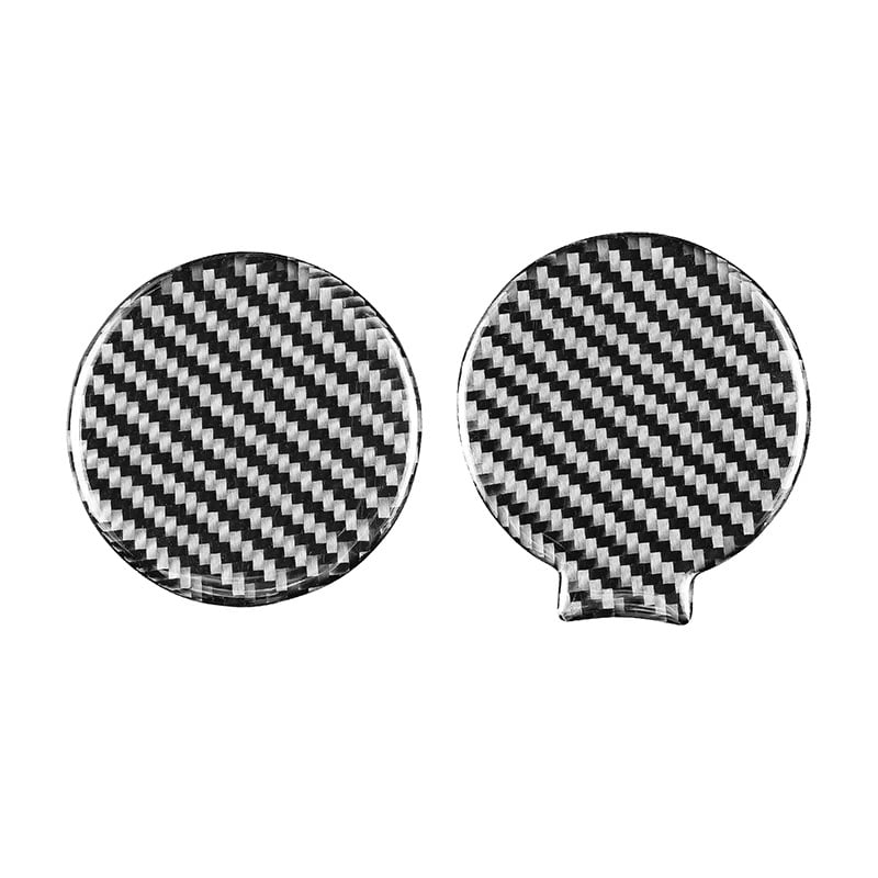 Genuine Carbon Fiber Cup Holder Decorative Stickers for Cadillac ATS ...