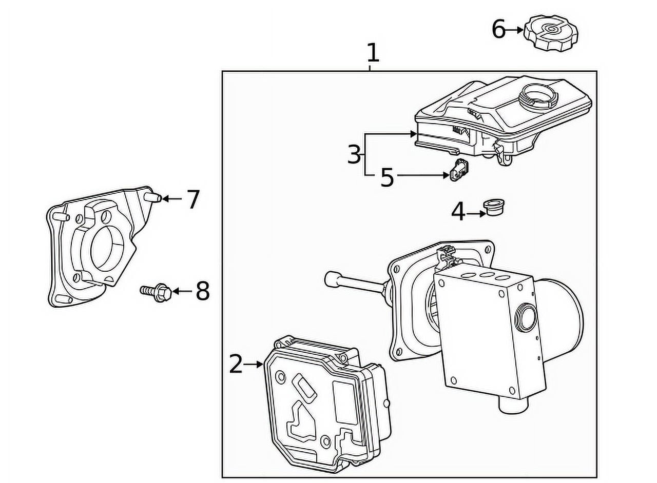 Genuine Chevy Corvette Traction Control Brake Pressure Modulator Valve ...