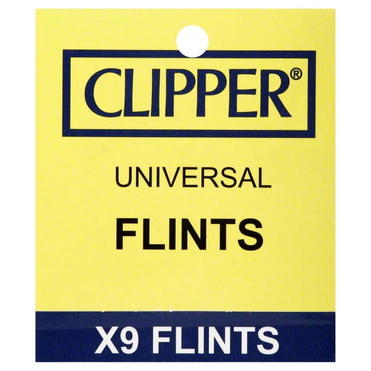 CLIPPER Genuine Lighter Flints, 9 Black Flints per Pack, 2.2x5 mm Size ...