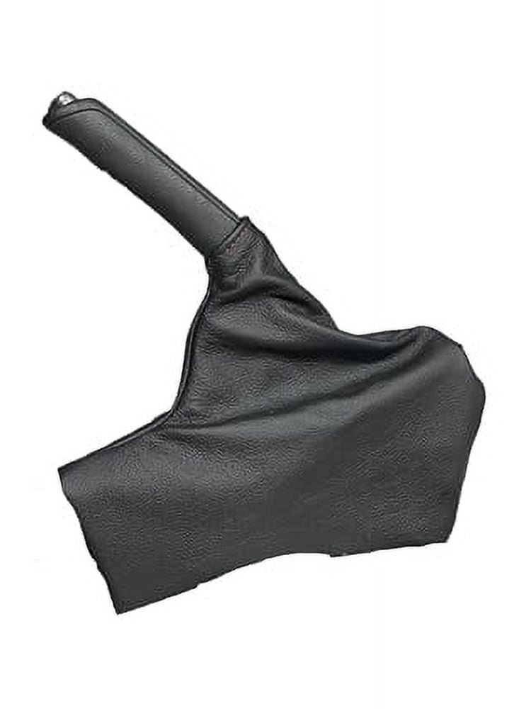 Genuine Cow Hide Leather Automatic Shift & Handbrake Boot In Red Stitch ...