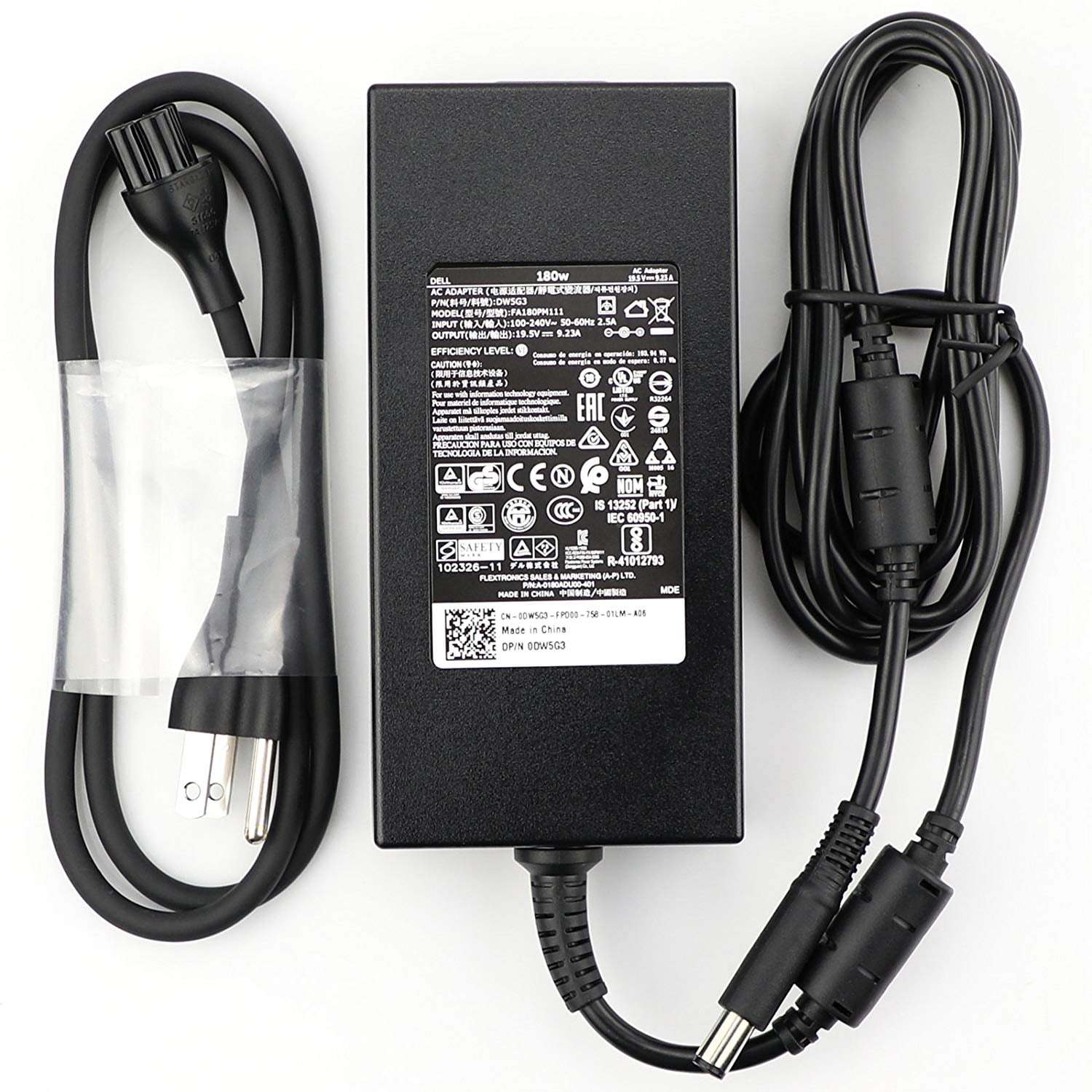 Genuine Dell 180W Replacement AC Adapter for Dell Precision 15 7000 ...