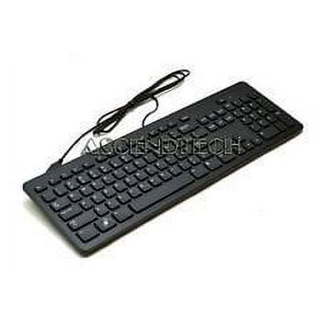 Genuine Dell F8M3Y, KB113P USB Wired Slim Black Quiet Computer Keyboard ...