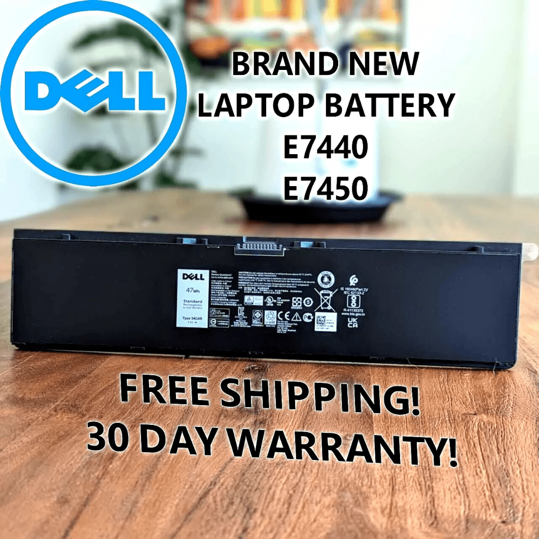Genuine Dell Latitude E7440 E7450 14-7000 Series Laptop Battery - 47Wh ...