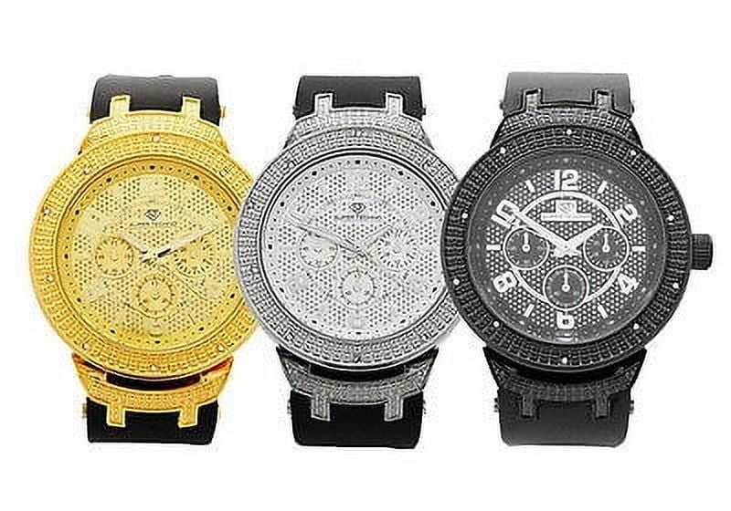 Genuine Diamond Joe Rodeo Jojo Jojino Super Techno Watch 46MM Rubber ...