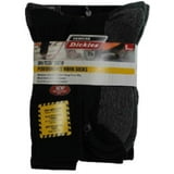 Genuine Dickies Men's Dri-Tech Comfort Crew Work Socks, 5-Pack ...