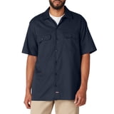 Genuine Dickies Men's FLEX Short Sleeve Work Shirt, Temp Control ...