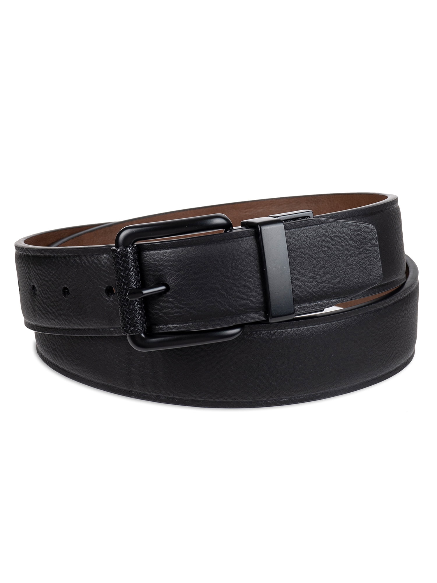 Genuine Dickies Men's Reversible Stretch Belt Black/Brown Adjustable ...