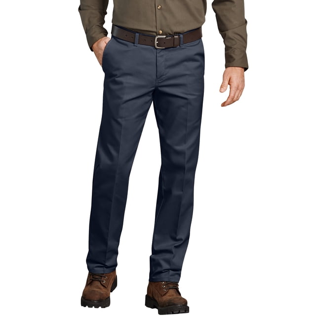 Genuine Dickies Mens Flat Front Comfort Waist Flex Pant - Walmart ...