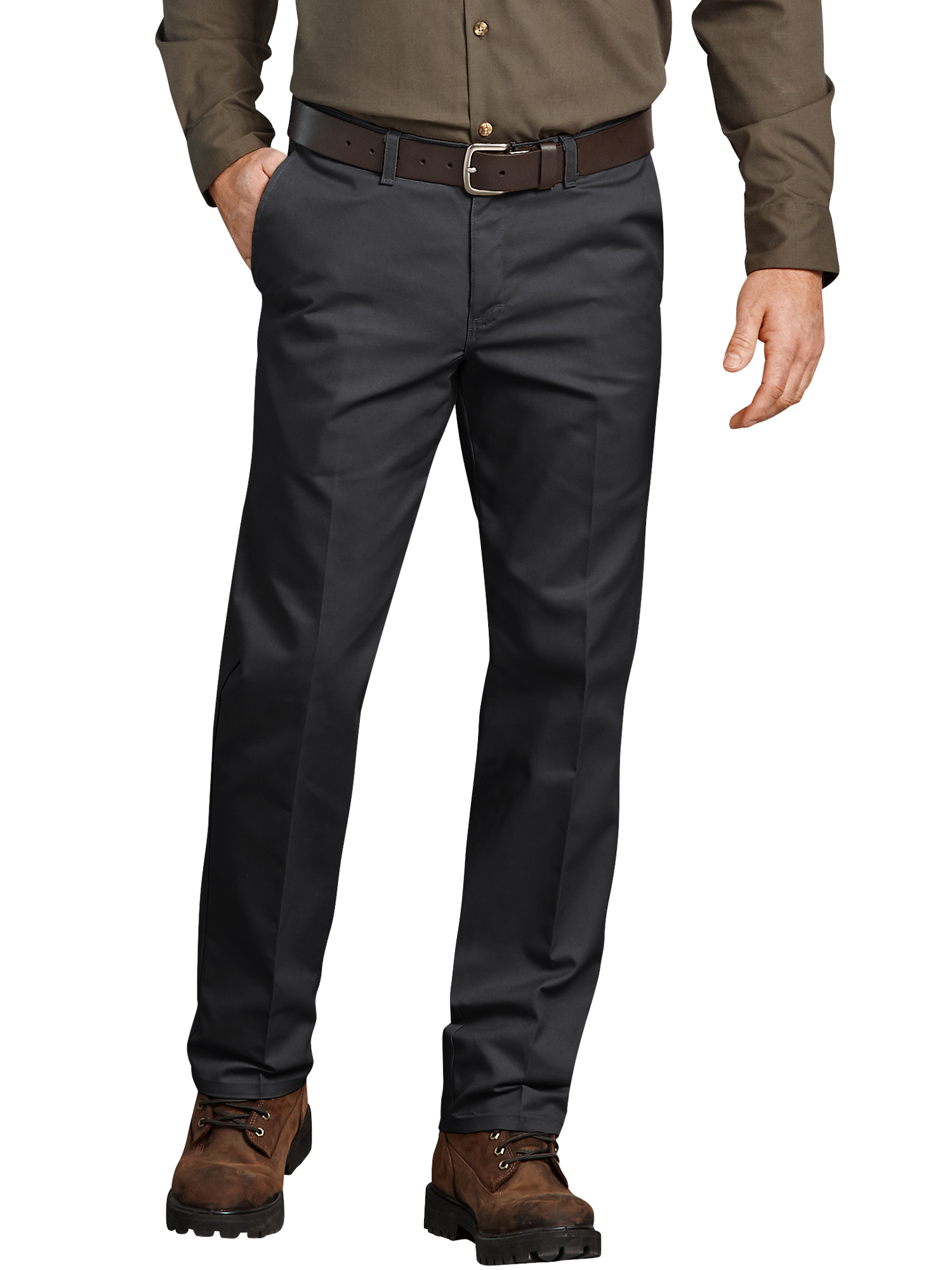 Arrow Men's AroFlex Flat Front Dress Pant - Walmart.com
