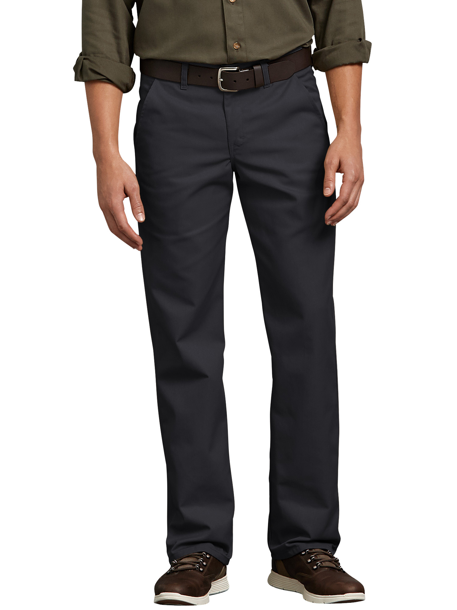 Genuine Dickies Men's Regular Fit Straight Leg Flat Front Pant ...