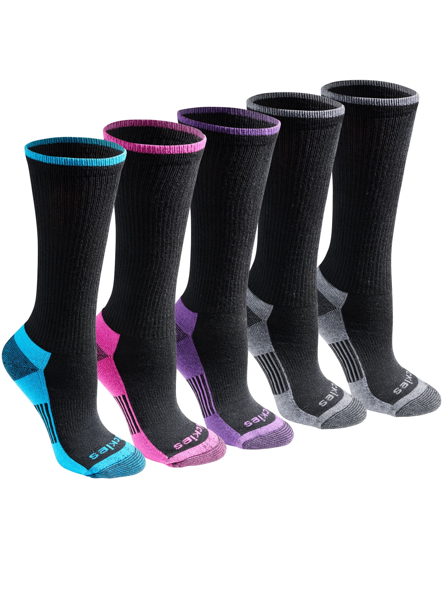 Genuine Dickies Women's Dri-Tech Crew Socks, 5-Pack - Walmart.com