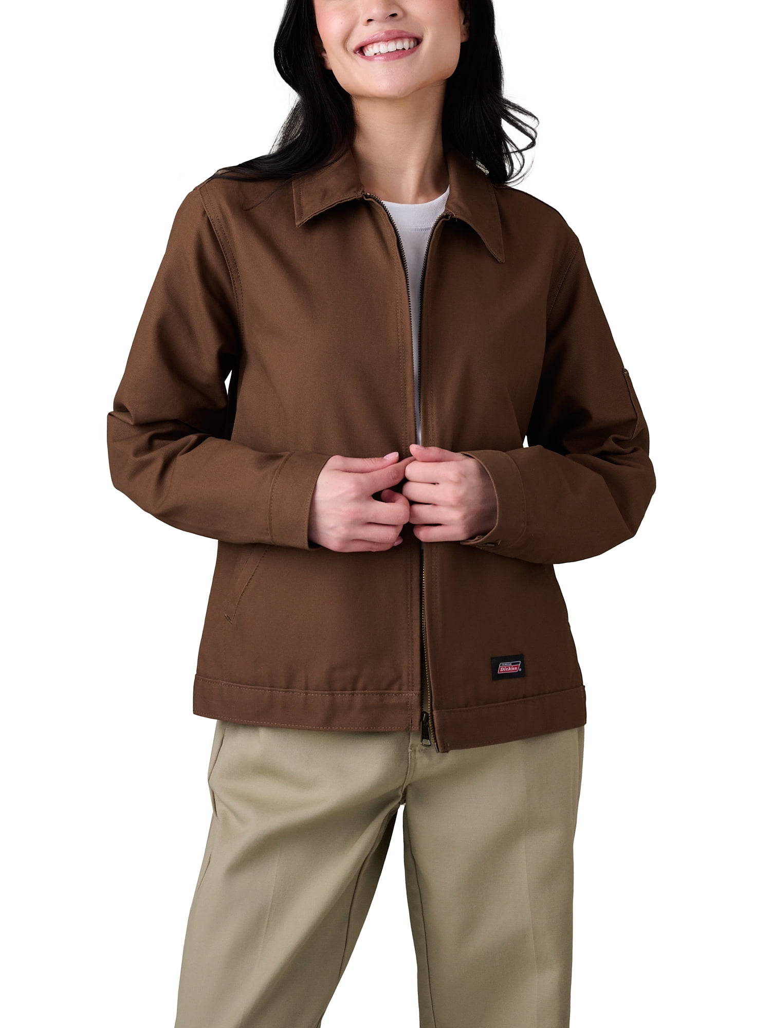 Genuine Dickies Womens Unlined Duck Eisenhower Jacket - Walmart.com