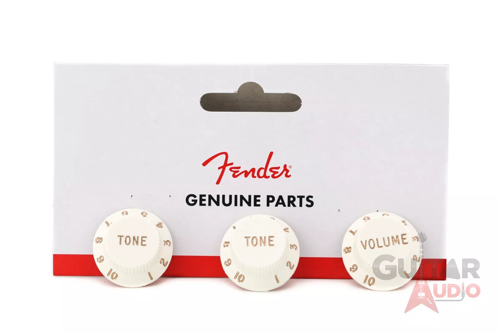 Genuine Fender Stratocaster/Strat Guitar Knobs - 2 Tone, 1 Volume - PARCHMENT - Walmart.com
