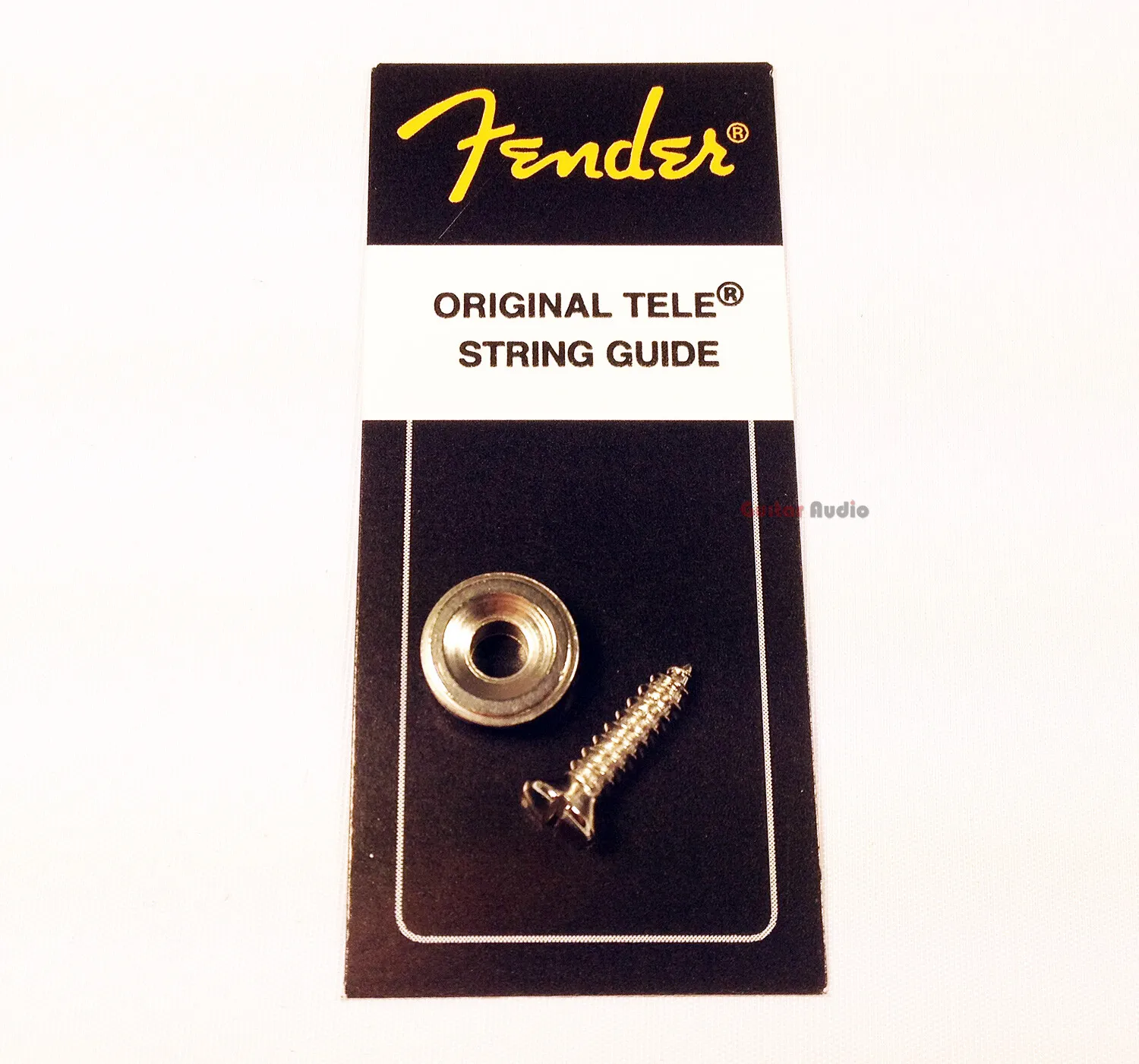 Genuine Fender Tele/Telecaster Guitar CHROME String Tree Guide w ...