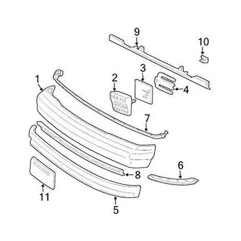 Genuine Ford F2UZ-17C882-A Bumper Bar Isolator Assembly - Walmart.com
