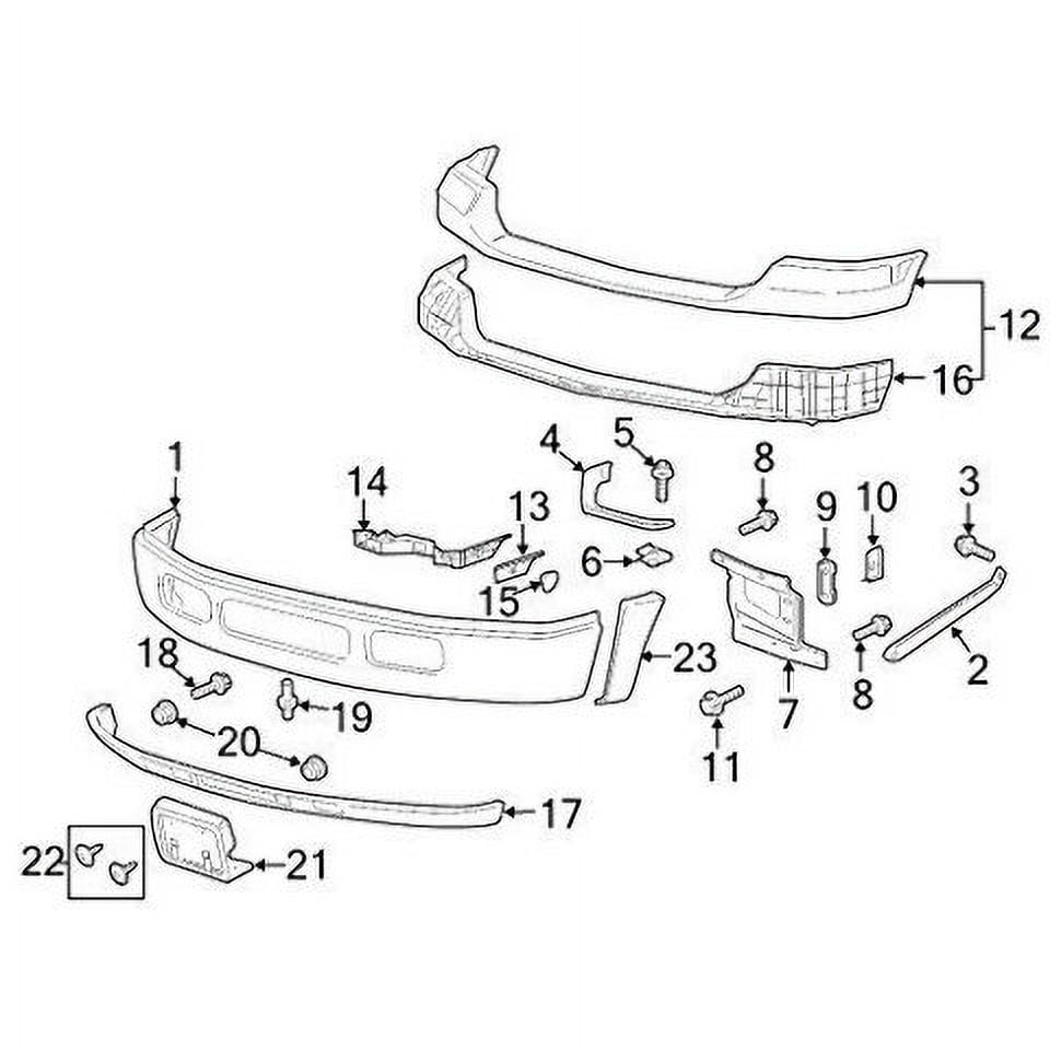 Genuine Ford F81Z-17A861-AA Stone Deflector - Walmart.com