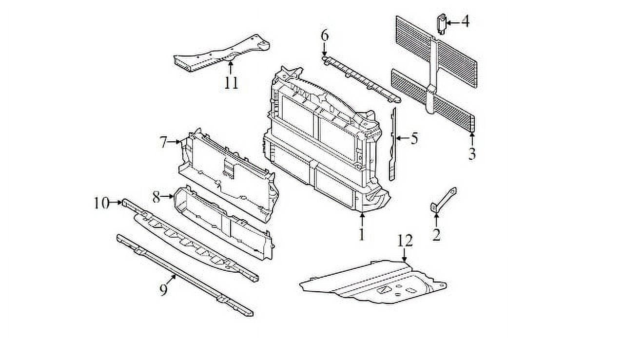 Genuine Ford Maverick Front Radiator Support Bracket (2022-2023) OE ...