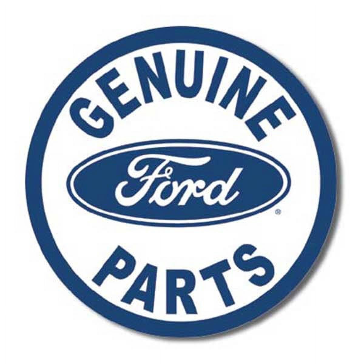 Genuine Ford Parts Round Tin Vintage Style Sign DE-Tin791 - Walmart.com