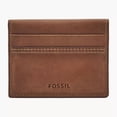 Genuine Fossil Men's Slim Front Pocket Wallet Leather Credit Card ...