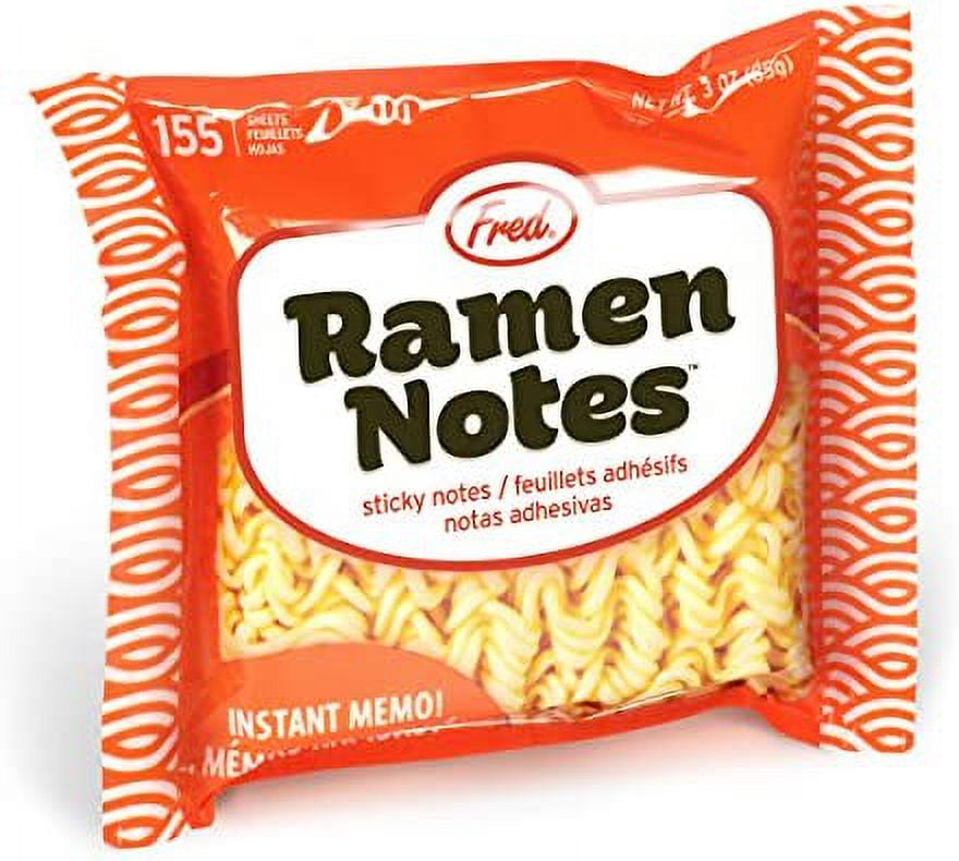 Genuine Fred 5200166 Ramen Notes Ramen Noddle Sticky Note Pad, 155 ...