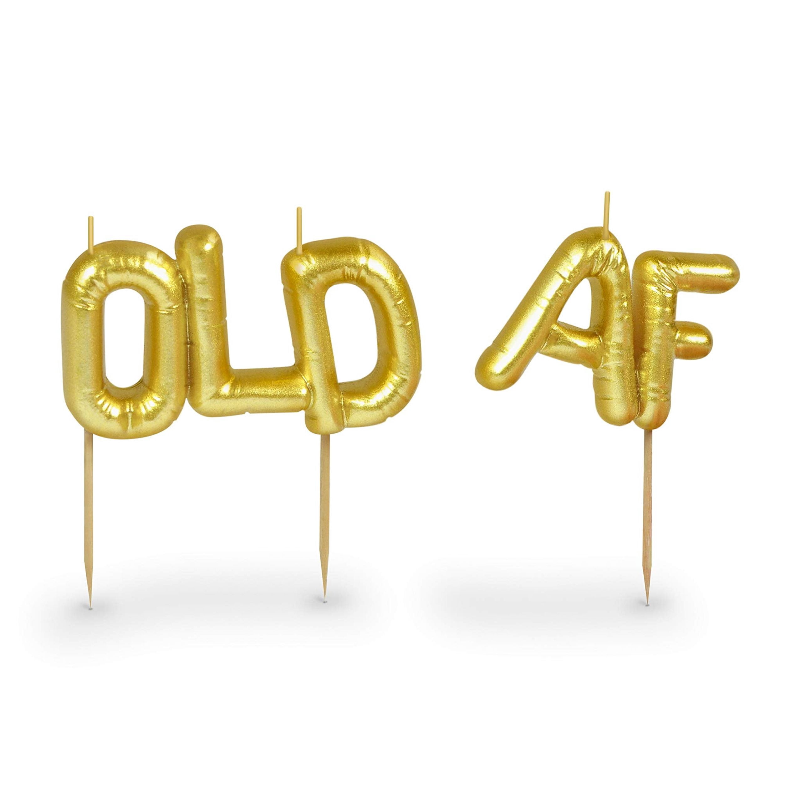 Genuine Fred Lighten UP Party Candles, Old MHD1AF, Metallic Gold ...