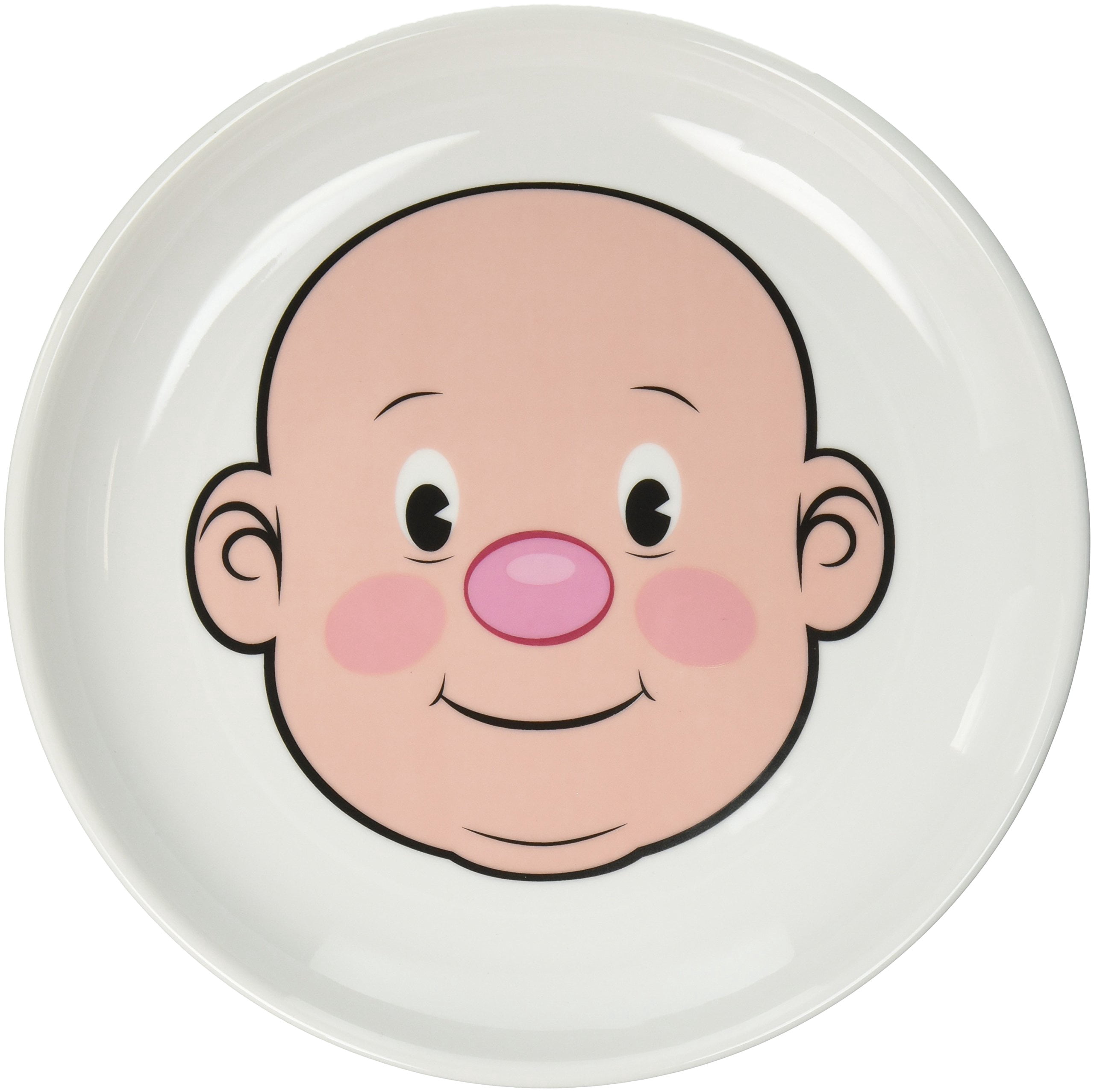 Genuine Fred MR. FOOD FACE Kids' Ceramic Dinner Plate - Walmart.com