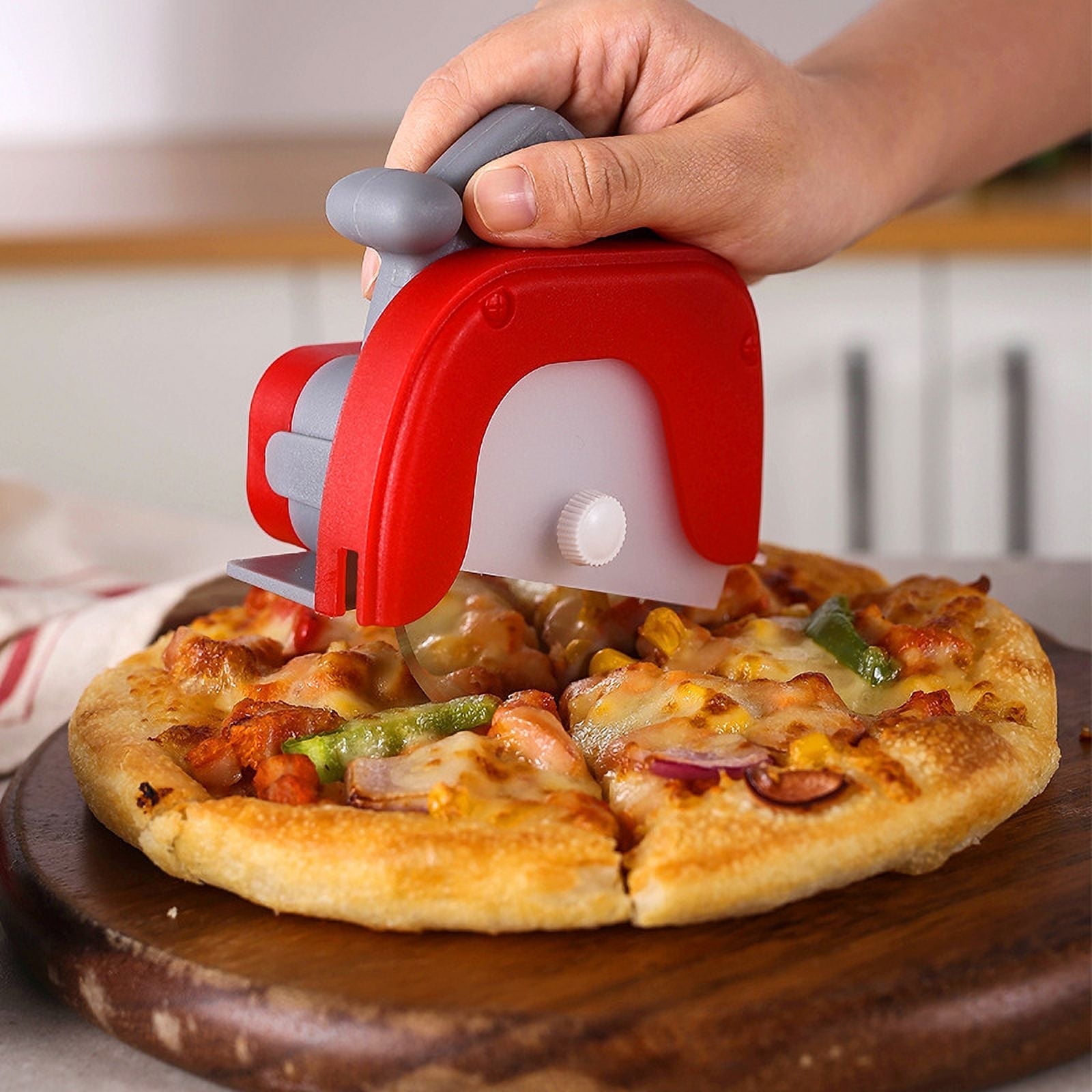 Genuine Fred Pizza Boss 3000 Fun and Functional Pizza Cutter - Walmart.com