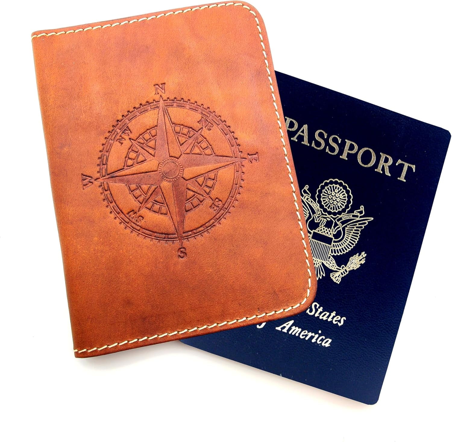 Genuine Full Grain Leather Passport Cover Field Notes Cover Wallet, for ...