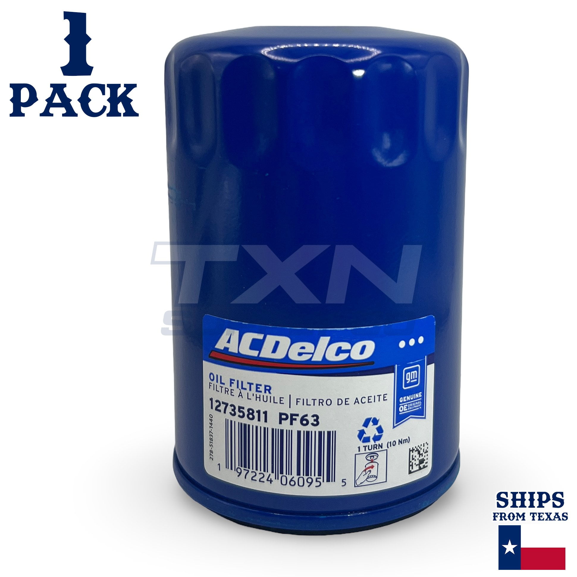 ACDelco Genuine G Engine Oil Filter PF63E PF63F, Durable Construction ...