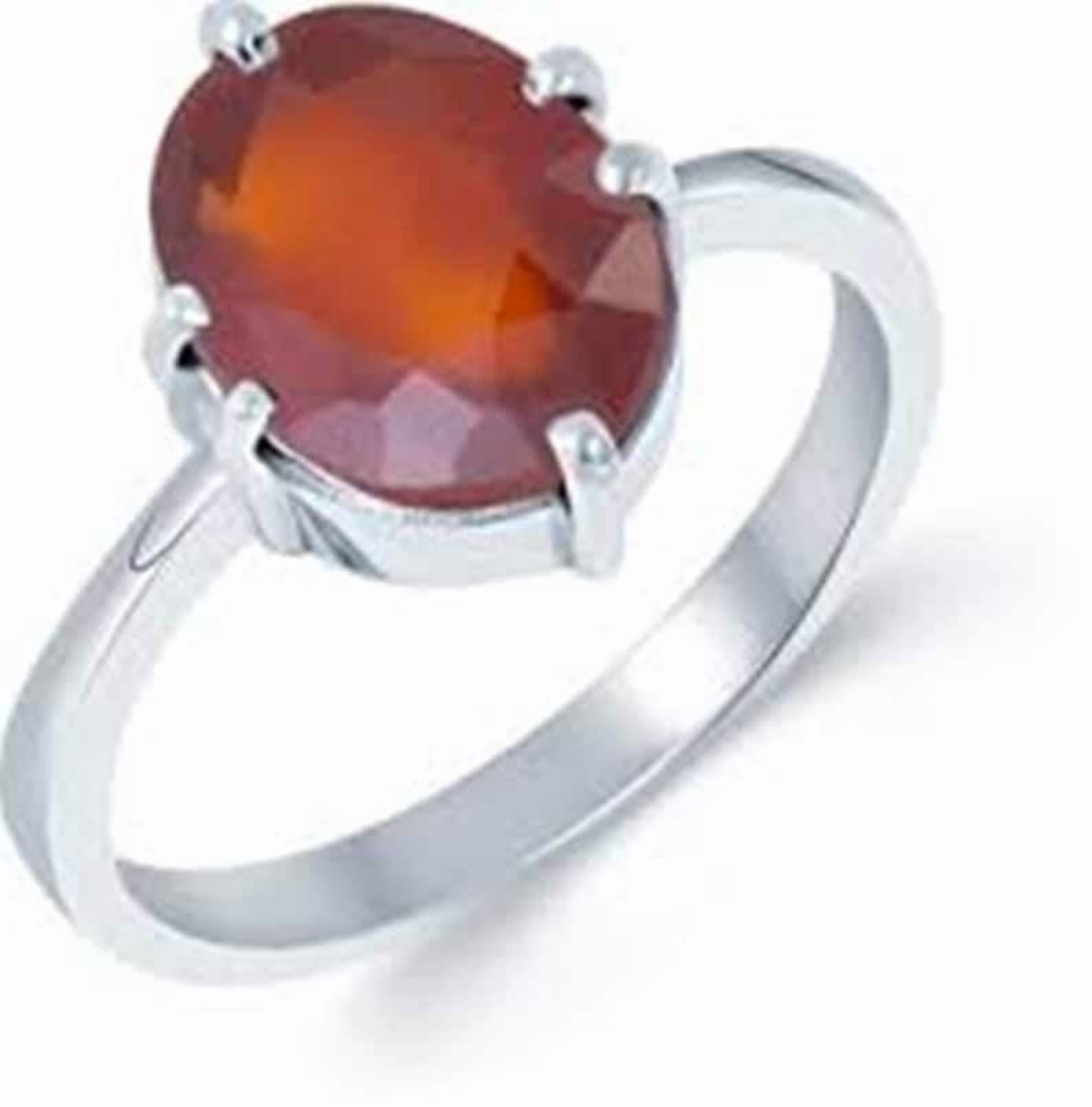 Genuine Garnet Gemstone Ring January Birthstone Jewelry 925 |Sterling ...
