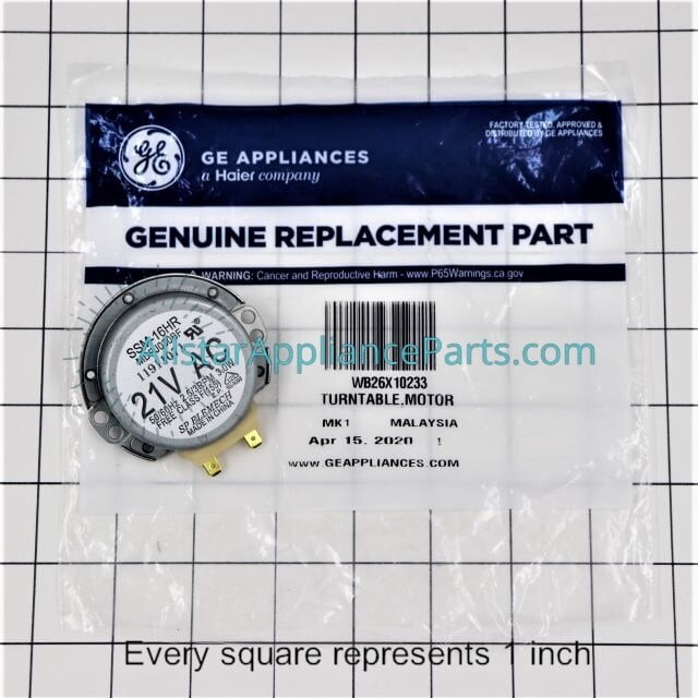 Genuine General Electric Turntable Motor WB26X10233 - Walmart.com