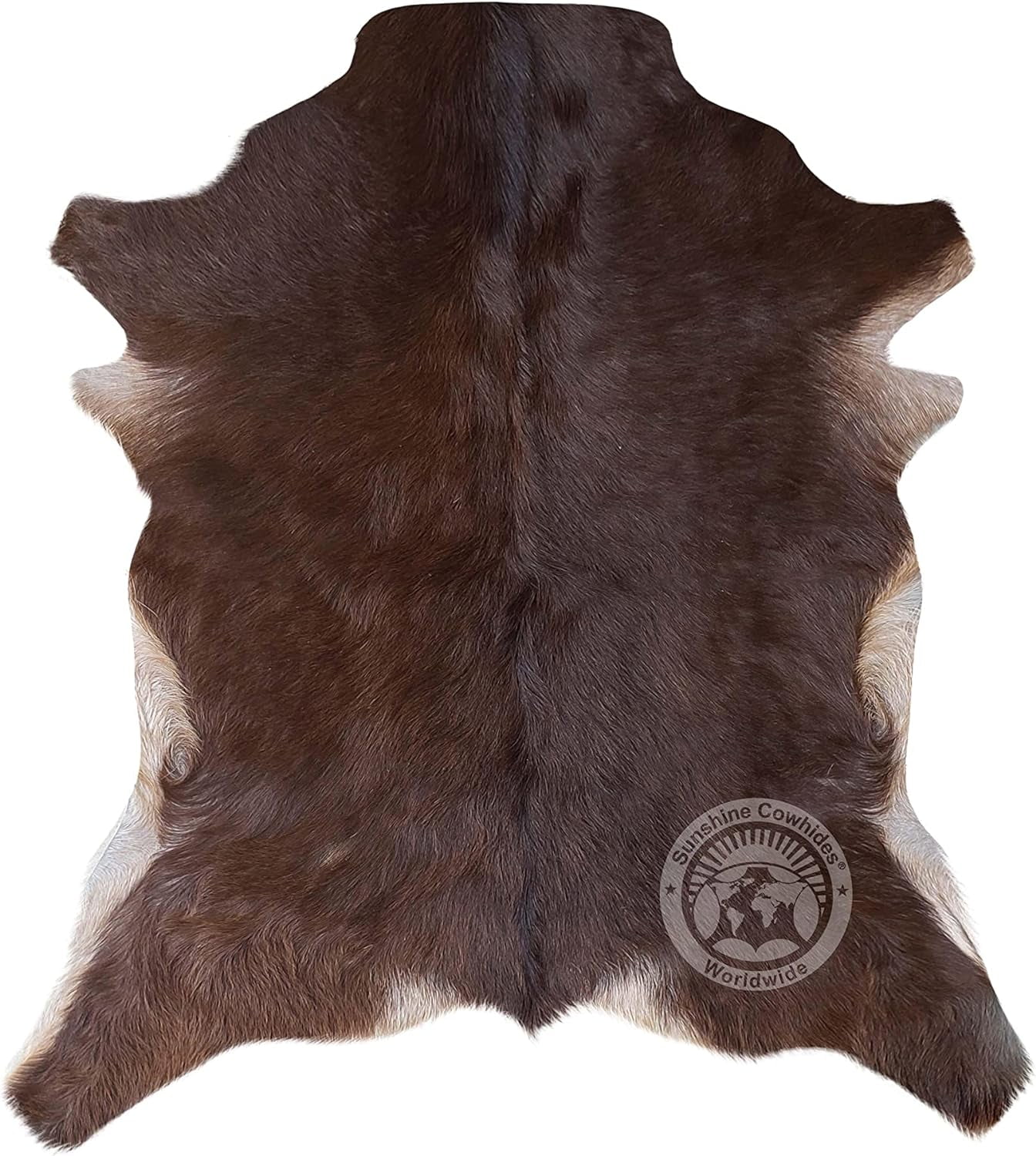 Genuine Goatskin Rug Goat Skin Goat Hide Goat Skin Rug Exotic 2 x 3 ft ...