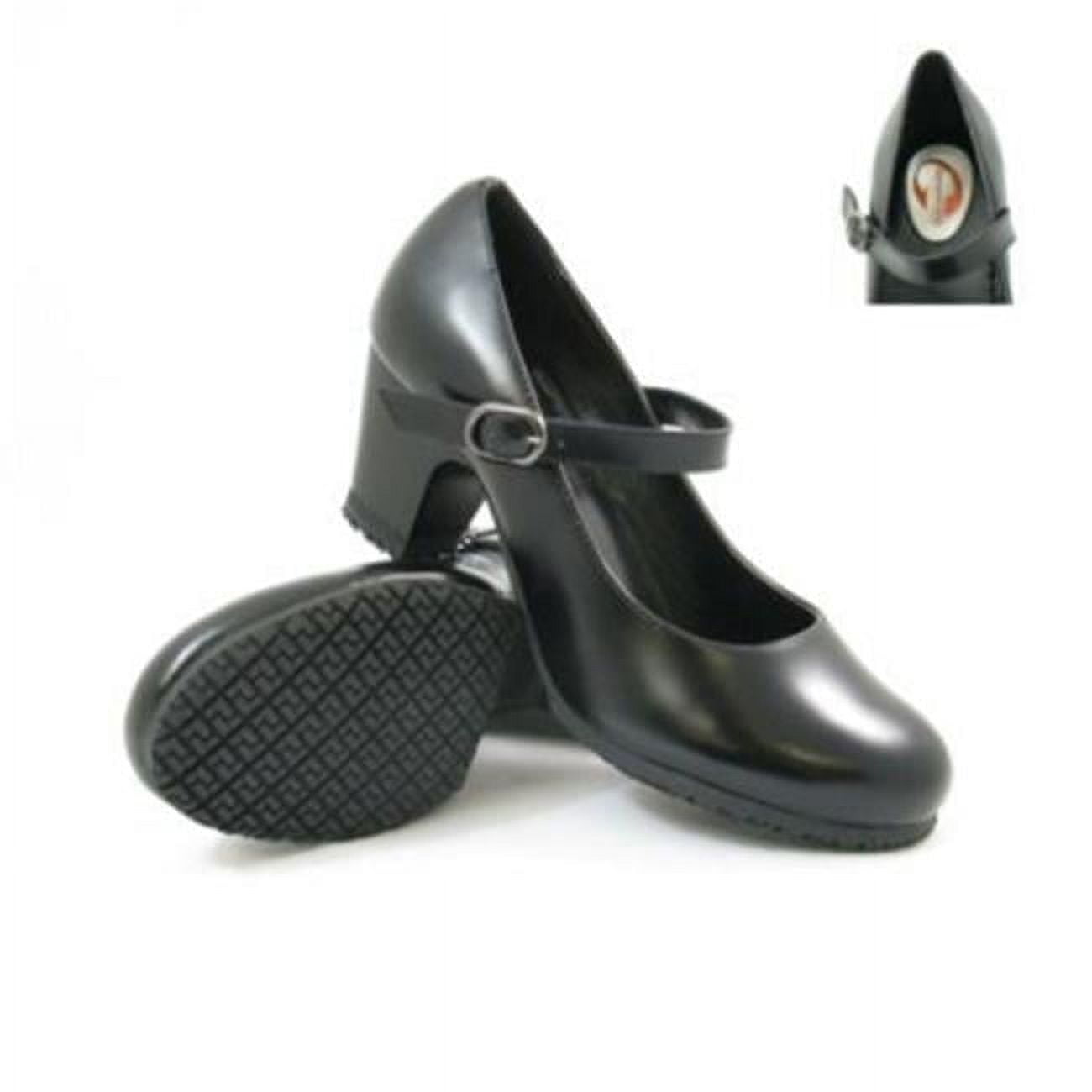 Genuine Grip 8200-8M Womens Slip-Resistant Leather Mary Jane Black ...