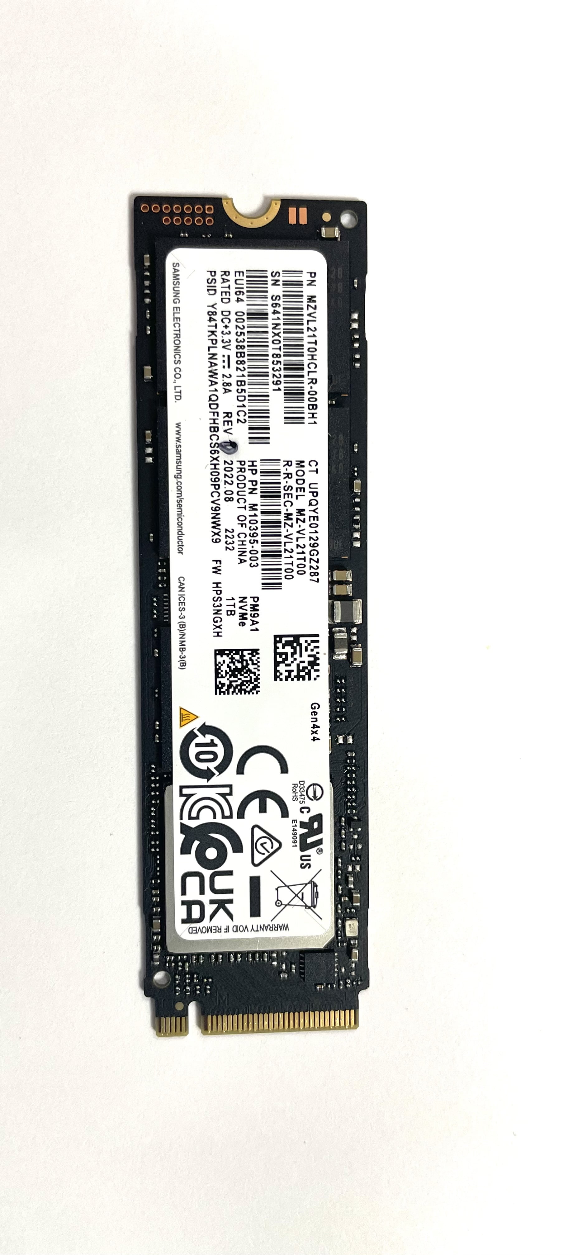 Genuine HP 1TB SSD M.2-2280 M16560-005 - Walmart.com
