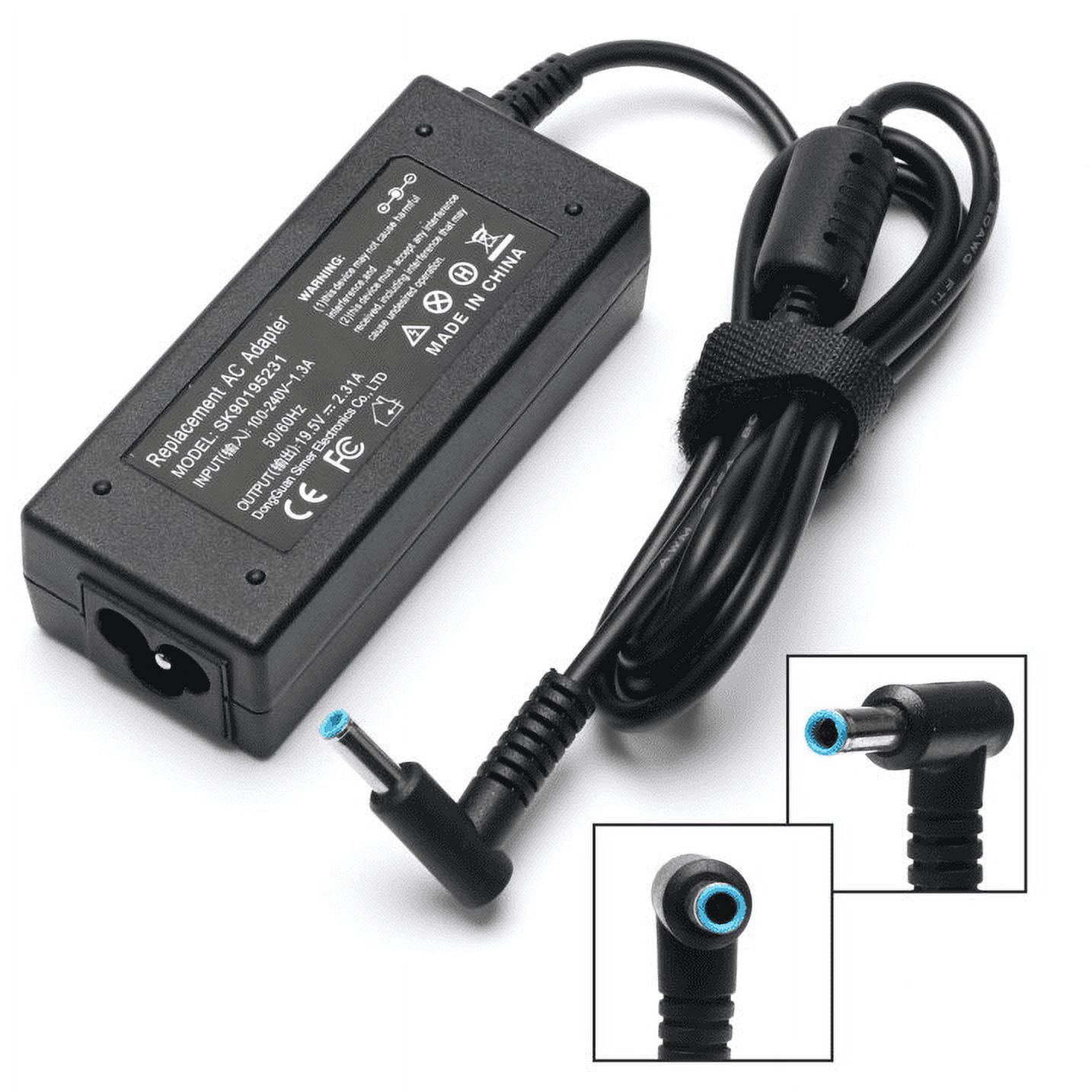 Genuine HP 45W blue tip laptop AC Adapter Power Supply charger 19.5V ...