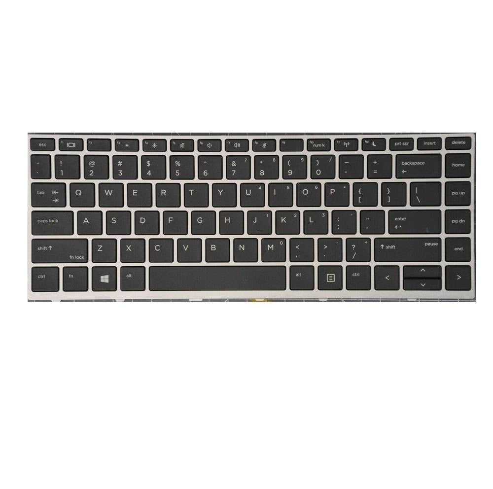 Genuine HP Probook 640 G4 645 G4 Keyboard Non Backlit L00736-001 L09547 ...