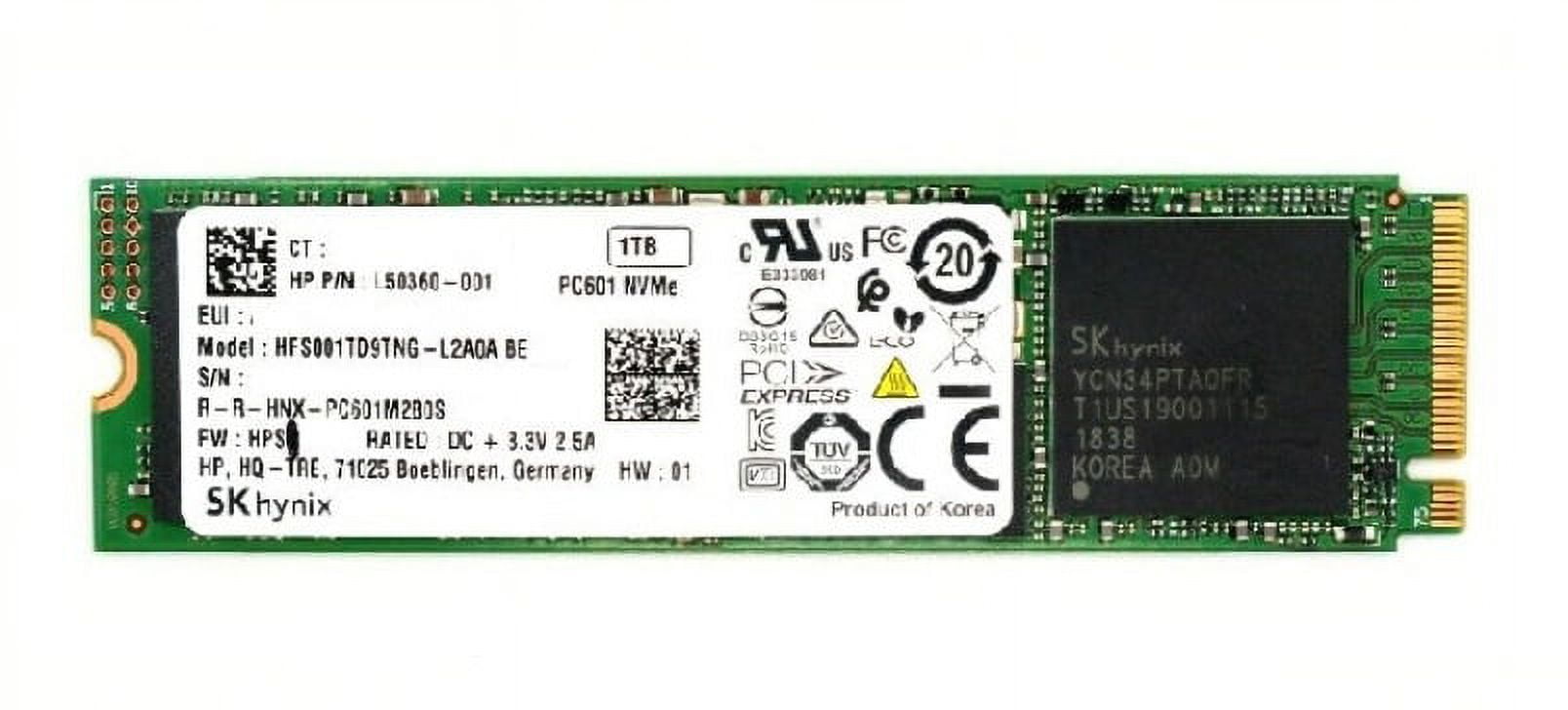 Genuine HP SK Hynix 1TB PC601 NVMe SSD Drive HFS001TD9TNG L50360-001 - Walmart.com