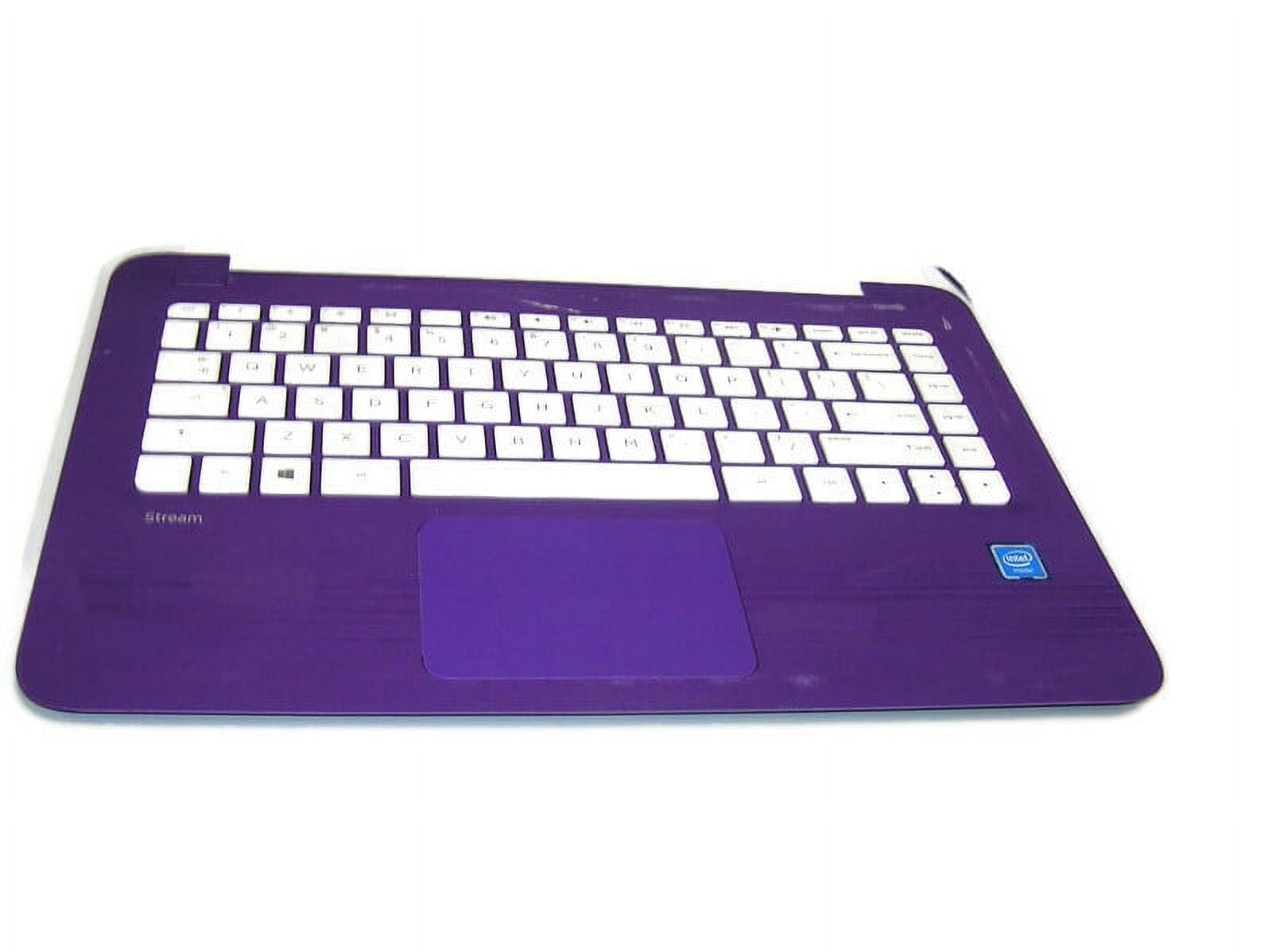 Genuine HP Stream 14-CB011DS Purple Palmrest TouchPad Keyboard 905570 ...
